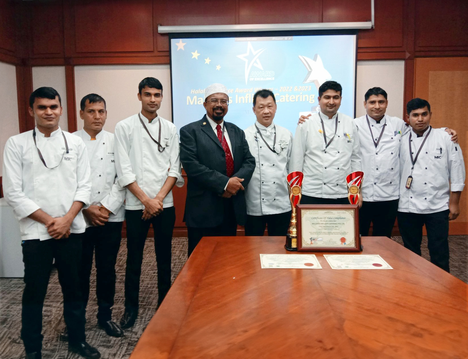 Excellence Award For Maldives Inflight Catering - MHCT - Halal ...
